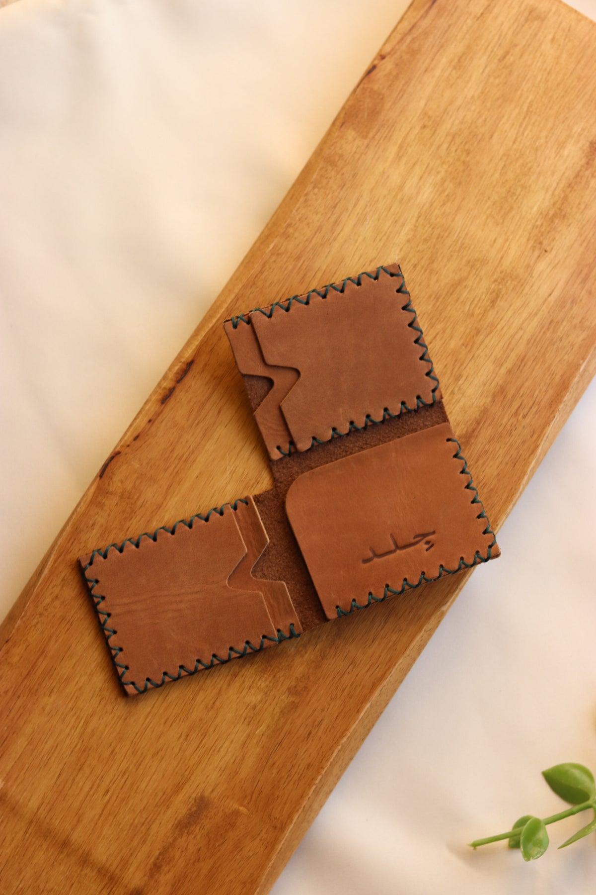 Palestine map frame foldable leather wallet